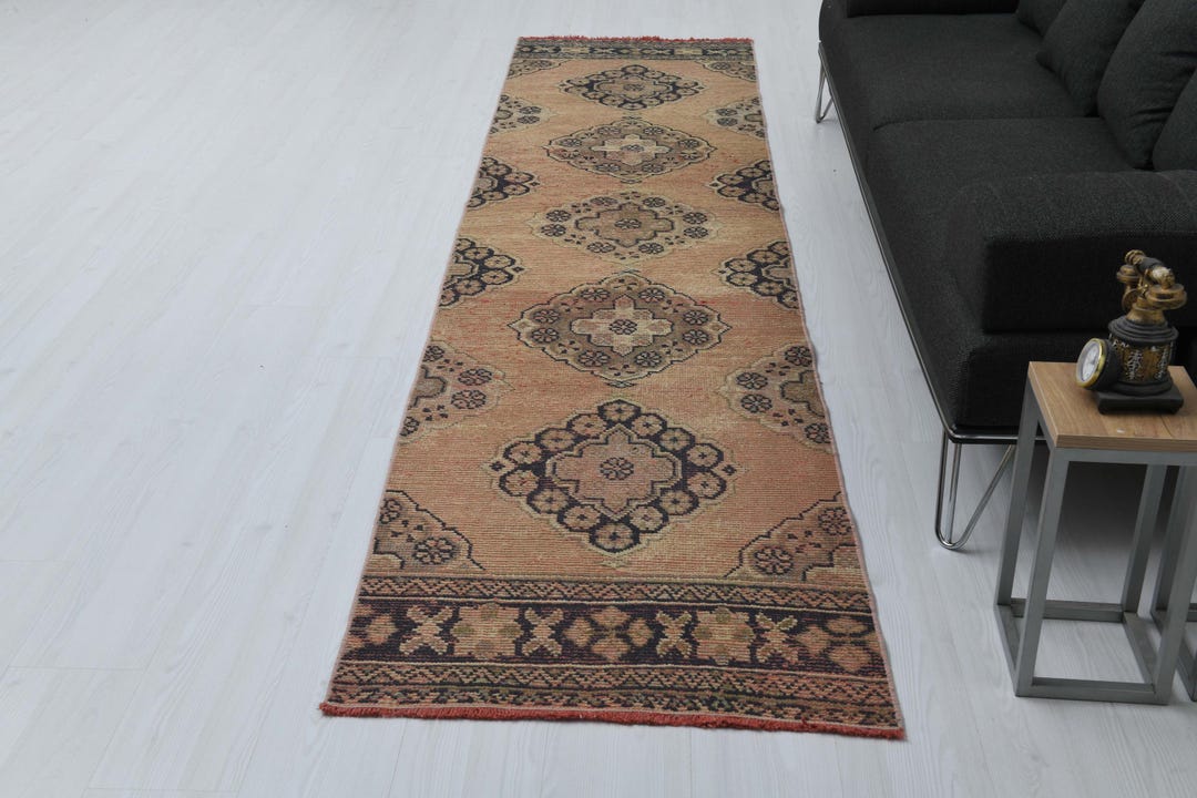 3x11,vintage Runner,runner Rug,oushak Runner,turkey Runner,turkish ...