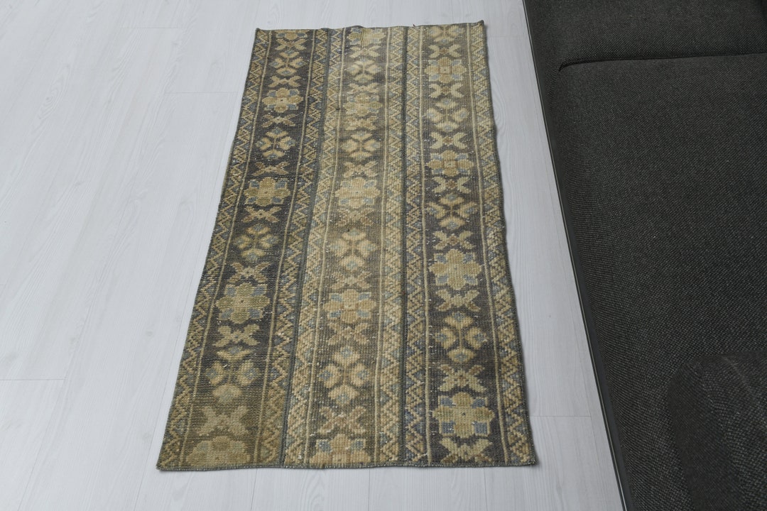 Wool,hand-made,bohemian Rug,2x4 Rug,2x4,small Turkish Rug,door Mat,free ...