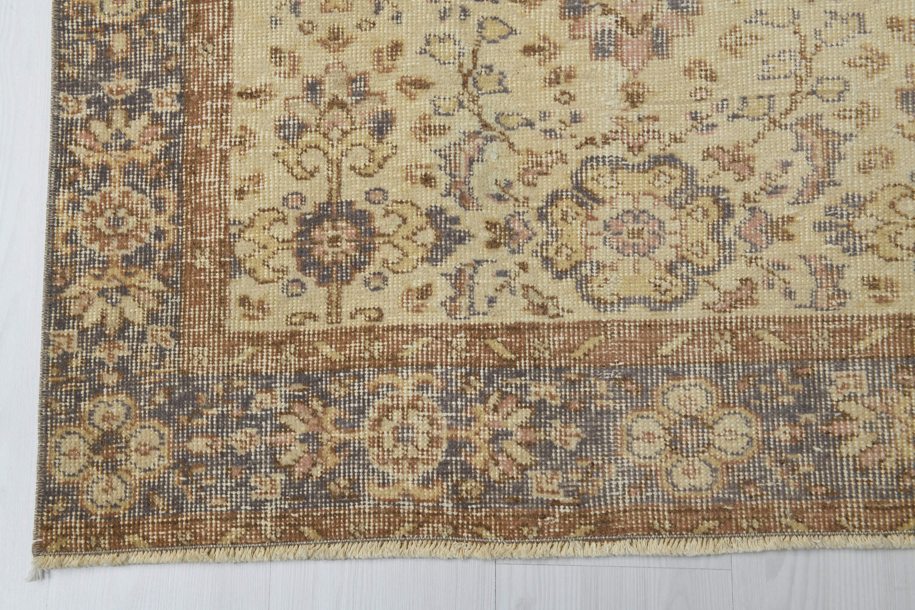 6x9 Rug,handmade Rug,turkish Vintage Rug,6x9 Oushak Rug,living Room Rug ...