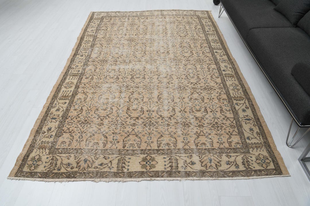 6x9,area Rug,handmade Rug,6x9 Area Rug,turkish Rug,6x9 Oushak Rug ...