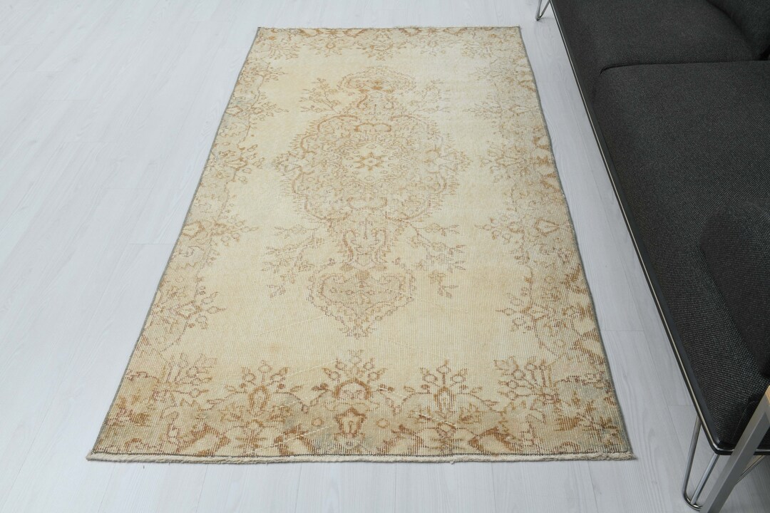 Area Rug 4x7,wool Area Rug,4x7 Oushak Rug,bedroom Rug,4x7 Rug,4x7 ...