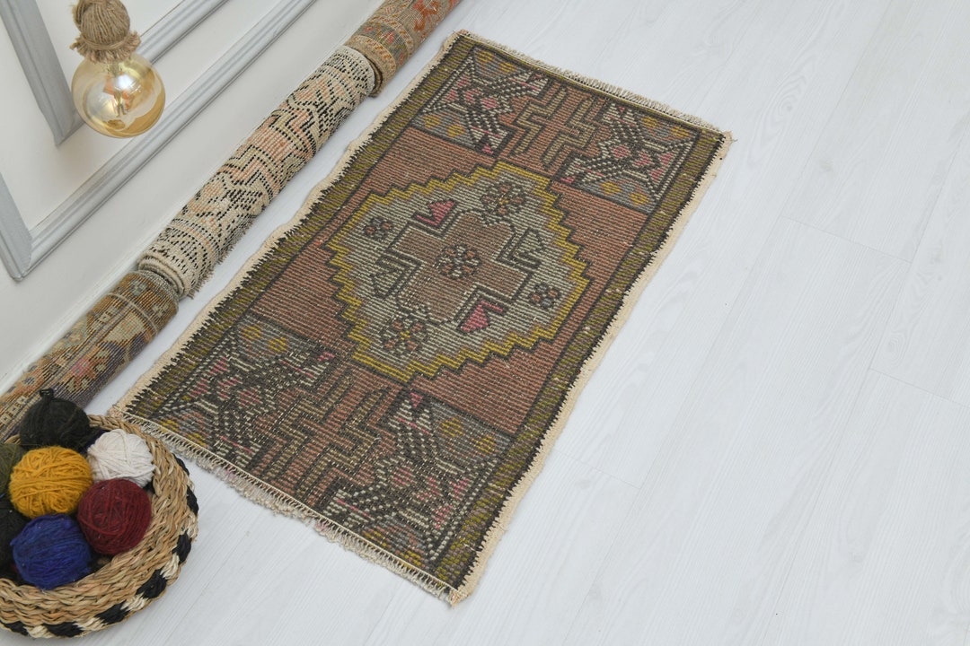 Bath Rug,2x3 Small Rug,handmade Rug,boho Rug,rug,2x3 Rug,wool Rug,small ...