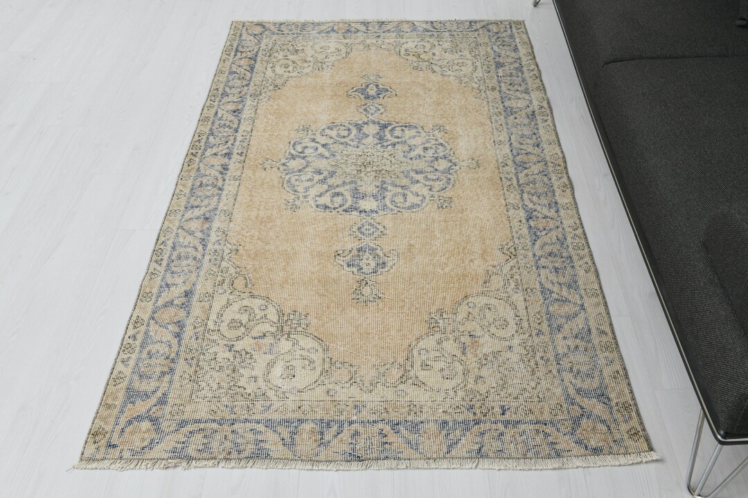 4x6 Rug,handmade Rug,4x6 Wool Rug,area Rug,4x6 Oushak Rug,turkish Small ...