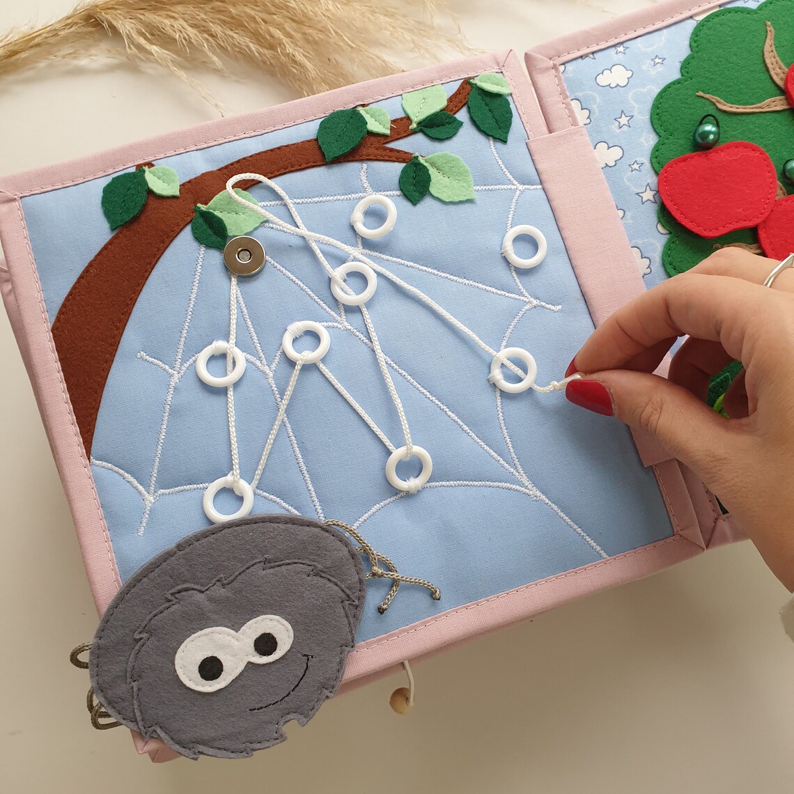 Quiet Book Page "spider" PDF Pattern and Tutorial, Felt Book for ...
