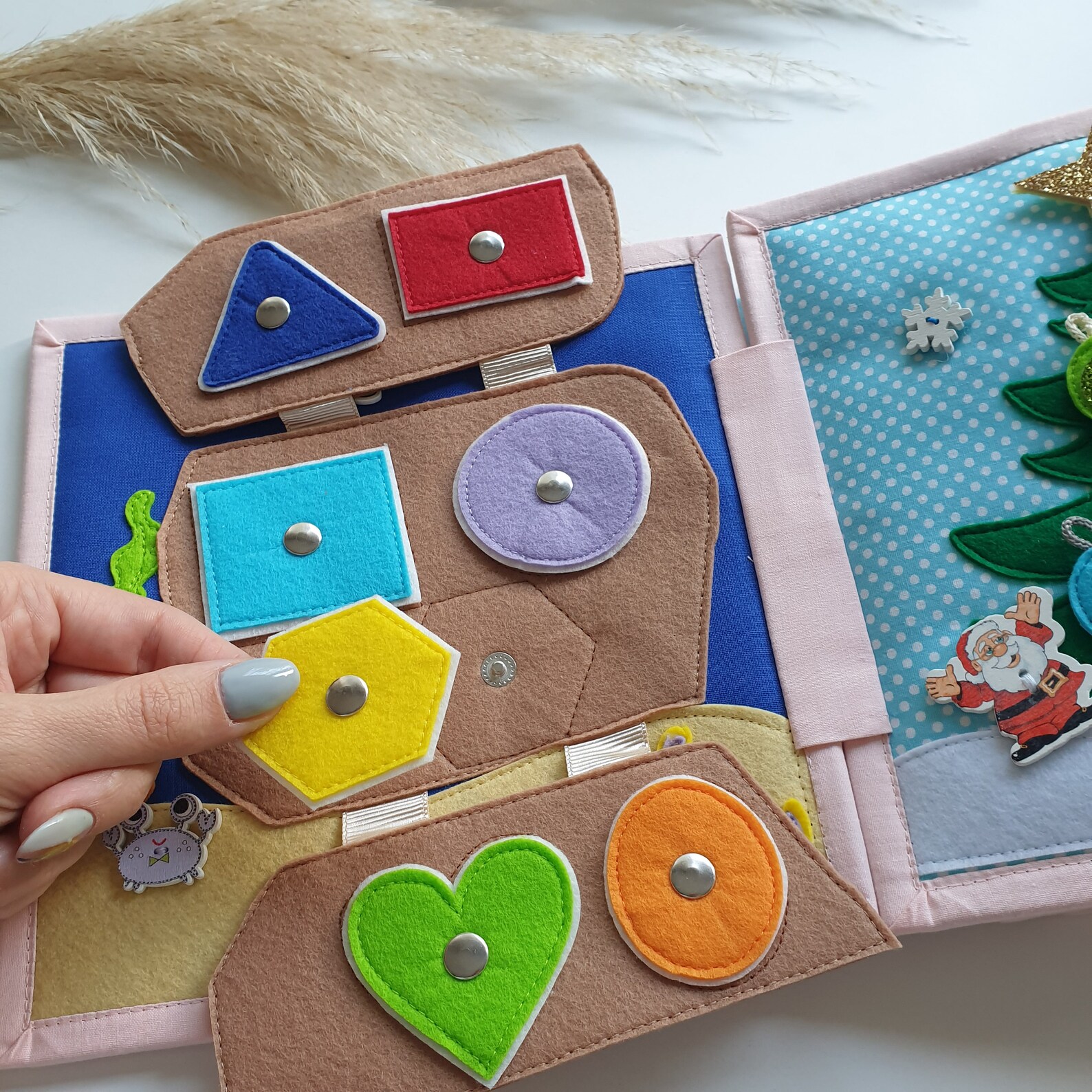 Felt Treasure Chest Quiet Book Page Pattern (PDF Pattern) - Etsy