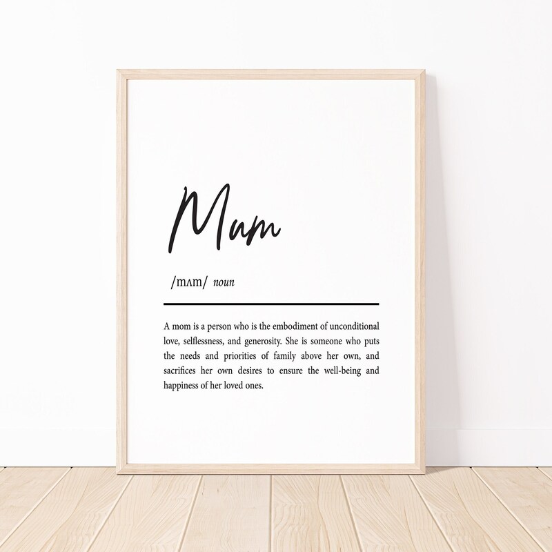 Mom Definition - Etsy