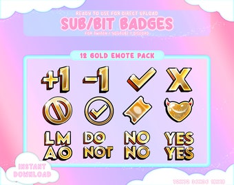 18x Twitch Emotes Pack for Streamers - Static Text Emote - Text Emote ...