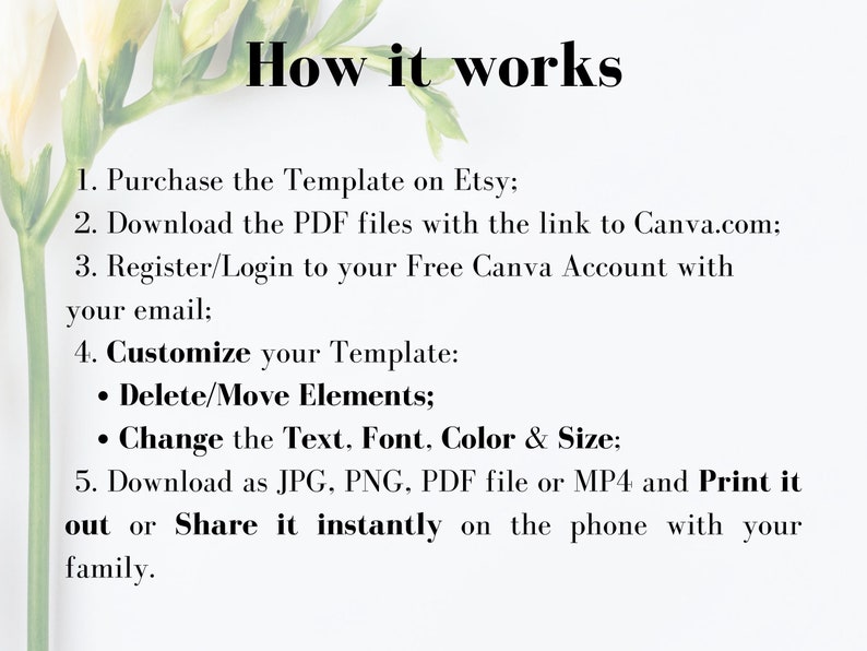 Editable Wedding E-invitation Canva Template, Save the Date, Instant ...