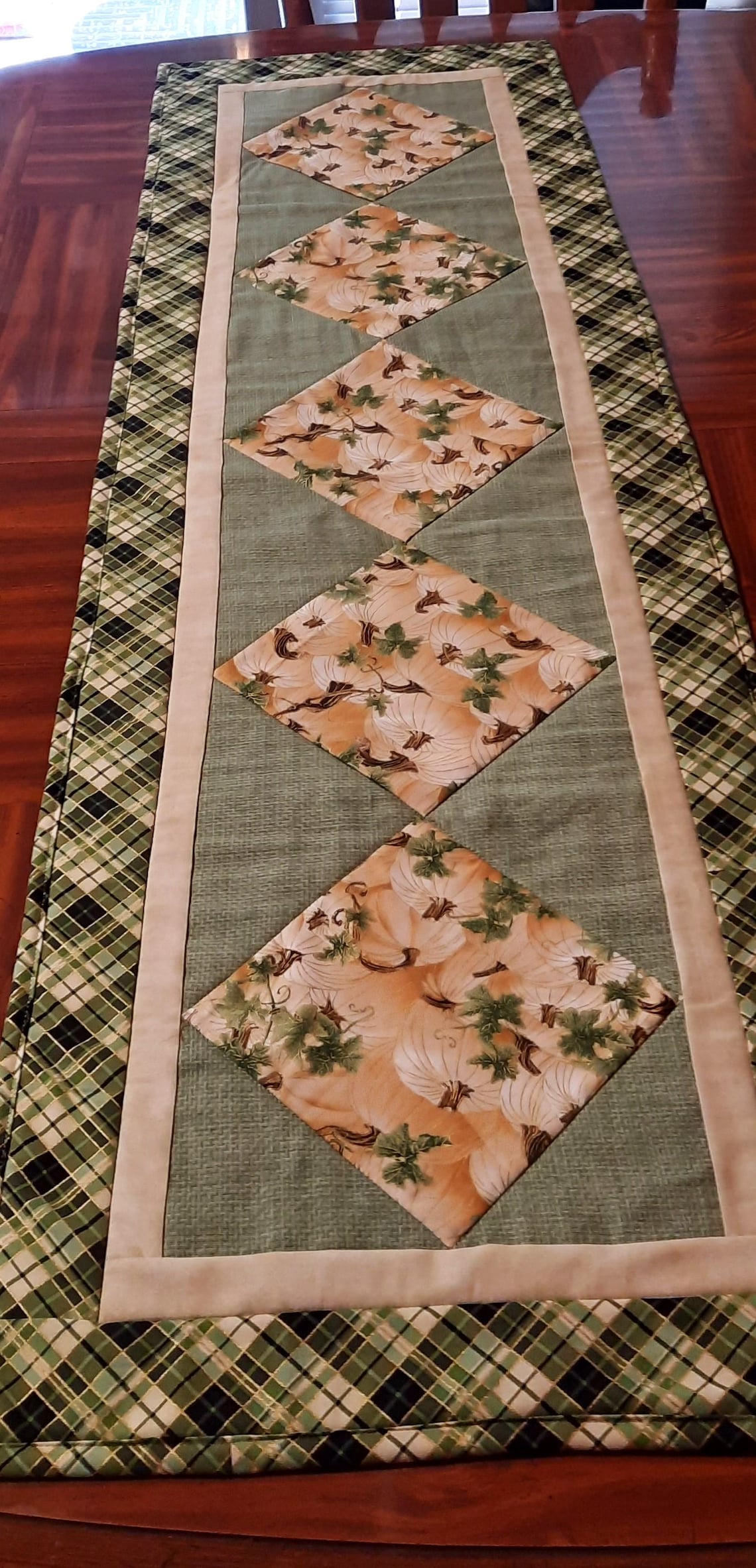 Handmade Fall & White Pumpkins Table Runner! - Etsy