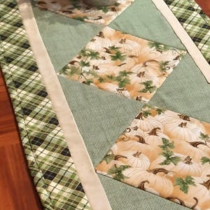 Handmade Fall & White Pumpkins Table Runner! - Etsy