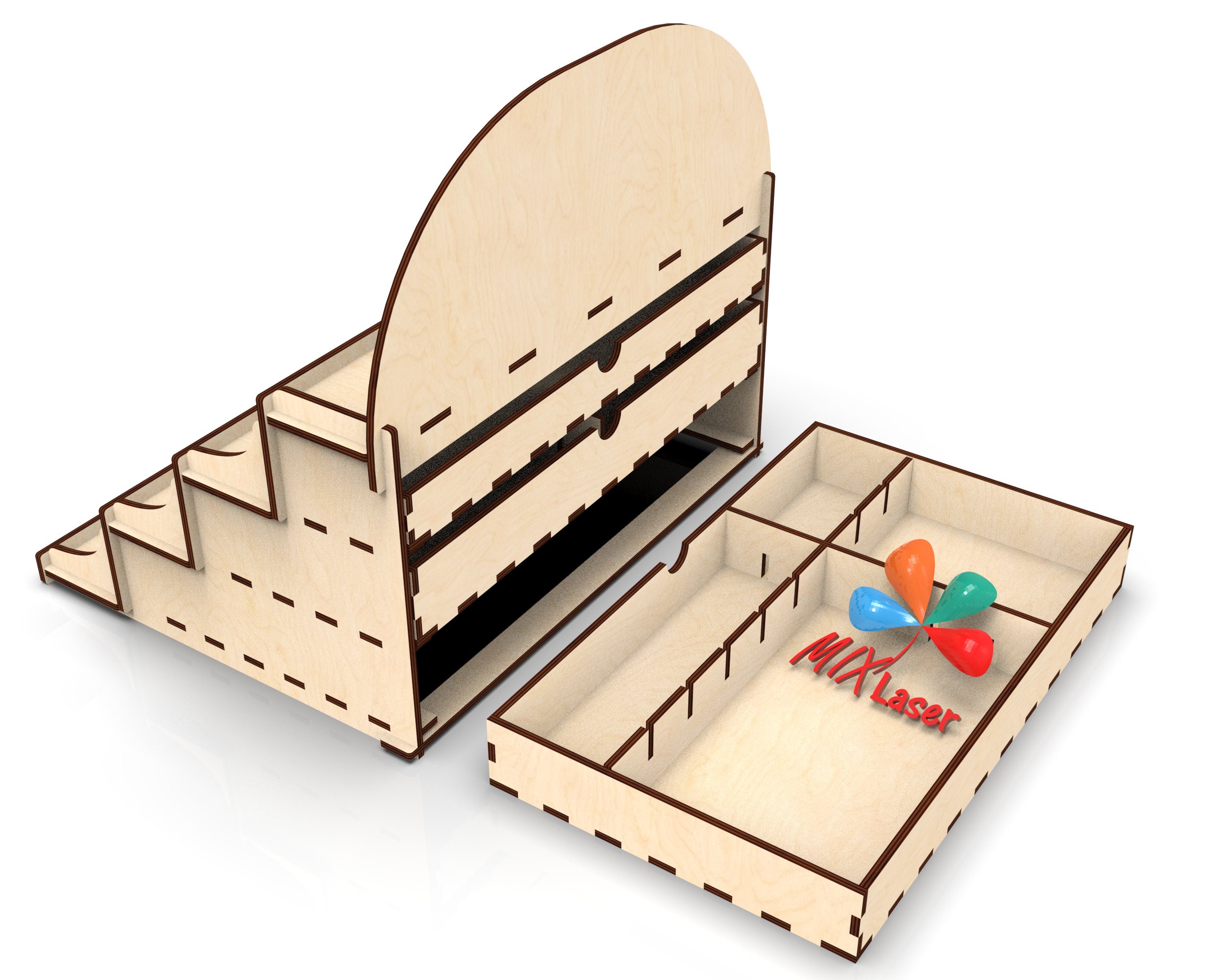 Craft Show Display Stand Glowforge SVG Lasercut Files. Laser Cut Files ...