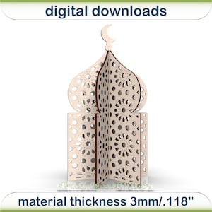 Ramadan Table Decorations SVG DXF Laser Cutting Plans - Eid Mubarak ...