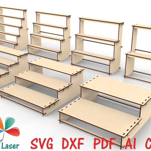 Wooden Display Stand. Laser SVG Cut Files Craft Show - Etsy
