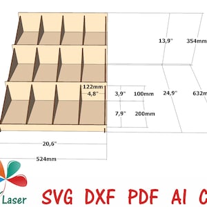 Craft Show Display Stand Laser SVG Projects, Vector Files for Laser ...