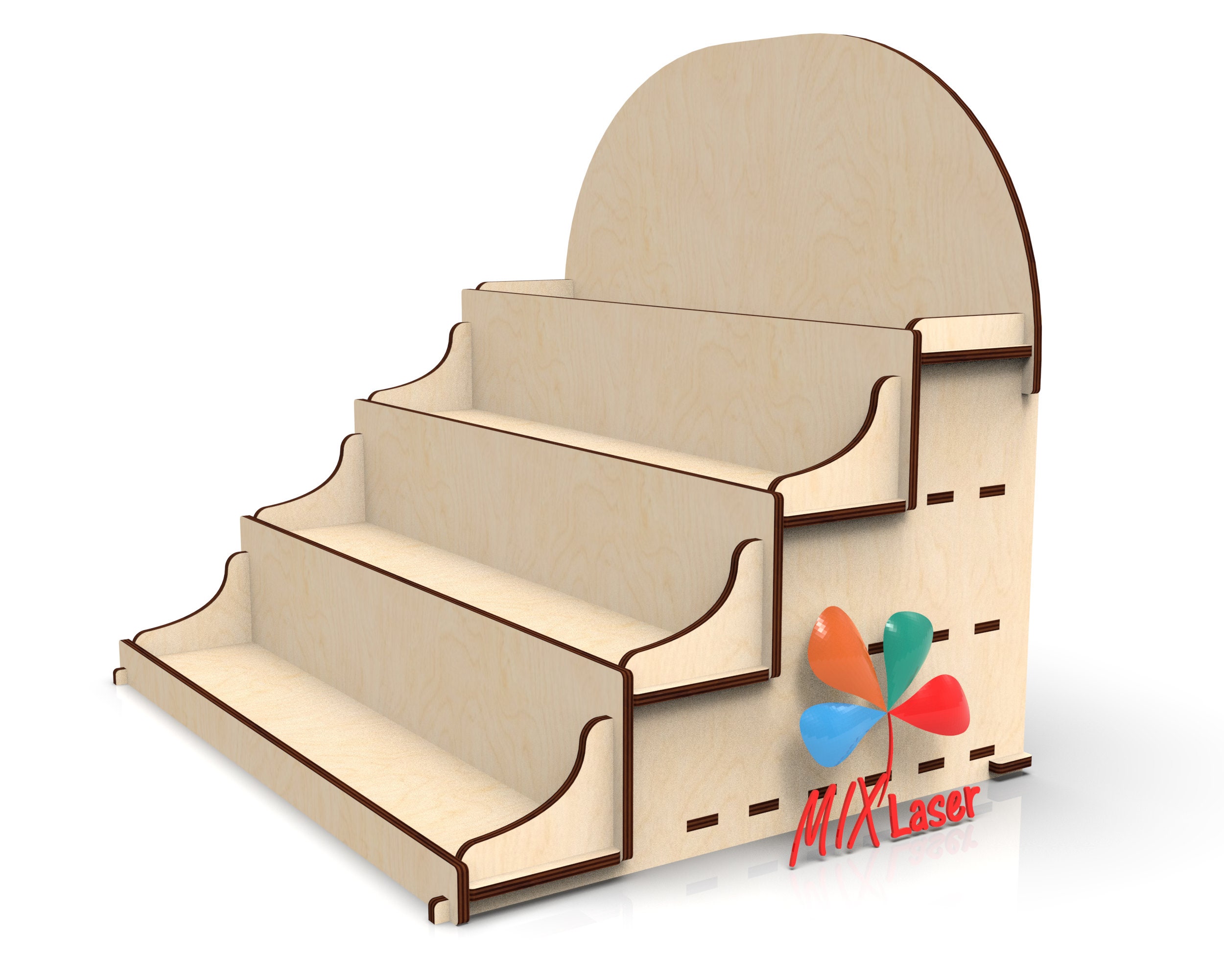 Craft Show Display Stand Glowforge SVG Lasercut Files. Laser - Etsy ...