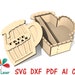 Father's Day Gift Box for Beer and Snacks, Laser Cut Box SVG DXF Vector ...