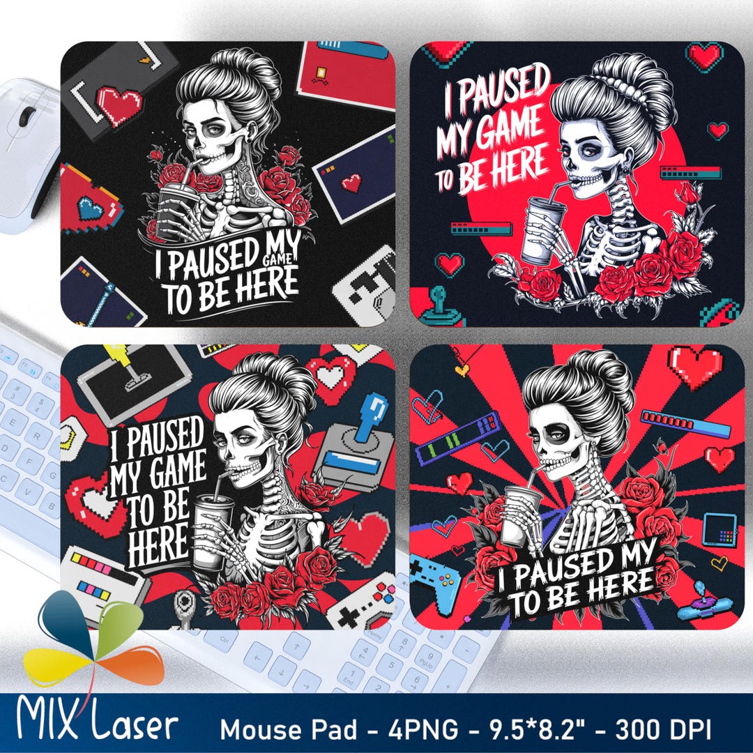 Funny Mouse Pad Quotes PNG – 4 Digital Files for Sublimation & UV Print ...