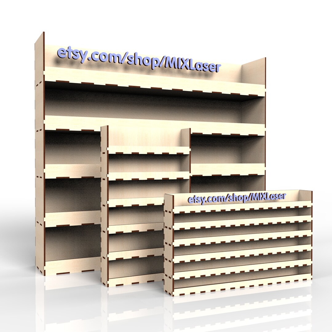 Display Stand SVG DXF Laser Cut Files, CNC Plans Tiered Craft Show ...