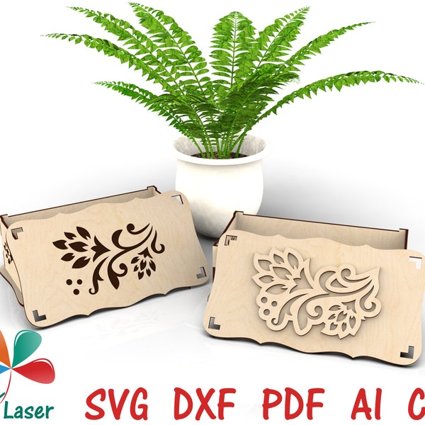 Laser Cut Deck Box - Etsy