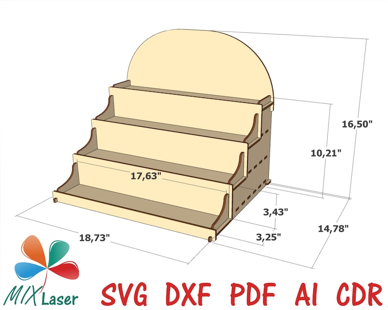 Craft Show Display Stand Glowforge SVG Lasercut Files. Laser - Etsy