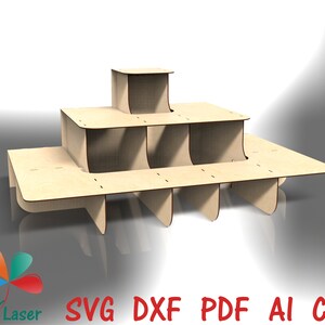 Craft Show Display Stand Laser Cut Files. Retail Display Stand SVG DXF ...