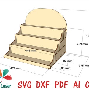Craft Show Display Stand Glowforge SVG Laser Cut Files. - Etsy