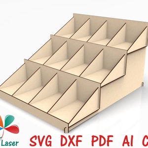 Craft Show Display Stand Laser SVG Projects, Vector Files for Laser ...