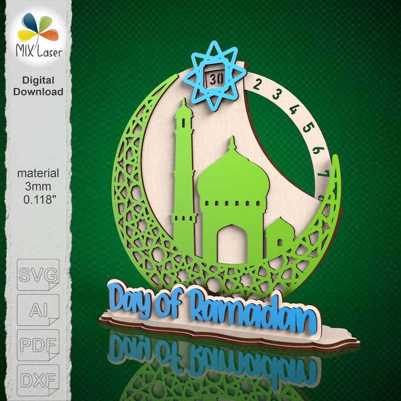 Ramadan Sign Countdown - Etsy