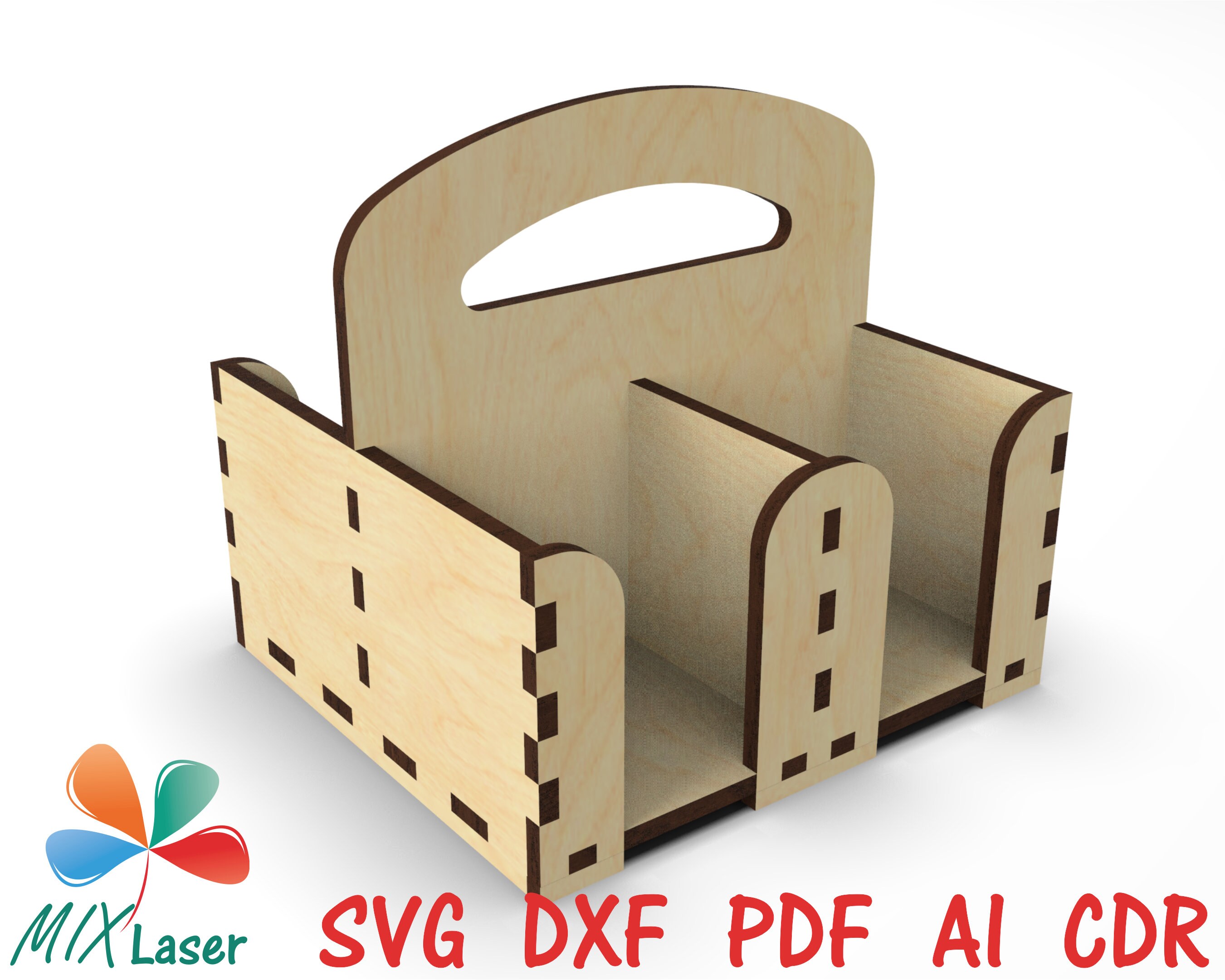 Lasercut Files Coffee Mug Cup Carrier Tabletop Mug Holder - Etsy