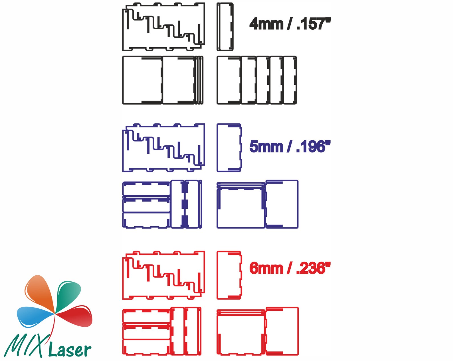 Two 4 Tier Mobile Display Shelf Stands, SVG Laser Cutting Display Stand ...