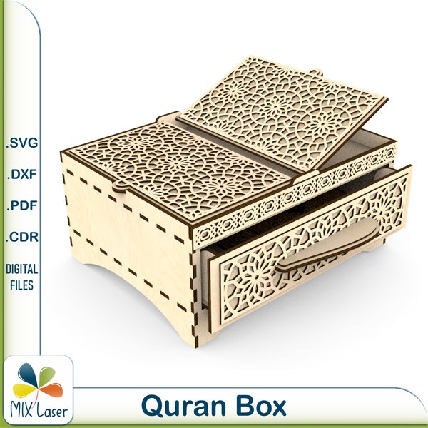 Laser Cut Quran Stand - Etsy