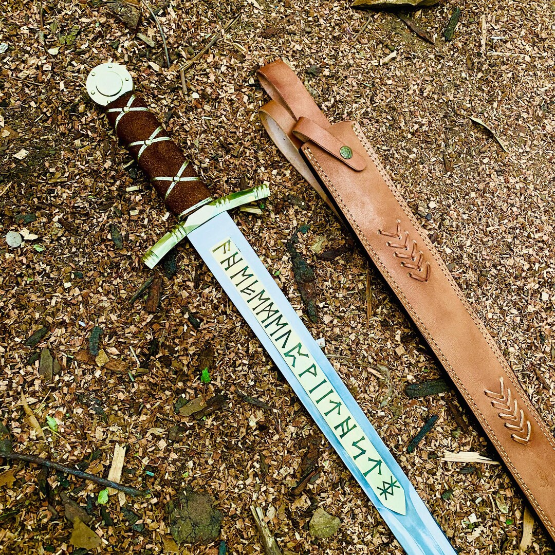 Custom Handmade Excalibur Sword for Merlin Cosplay King Arthur Costume ...