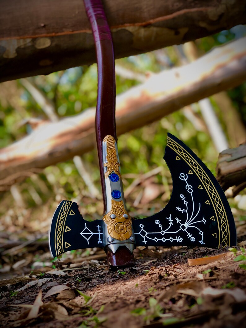 God of War Axe, Leviathan Axe, Kratos Axe, Viking Axe Handmade Battle ...