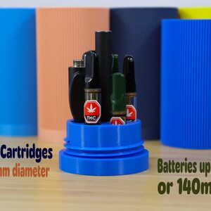 Vape Cartridge Stash Storage Box, Discreet Organizer for Vape ...