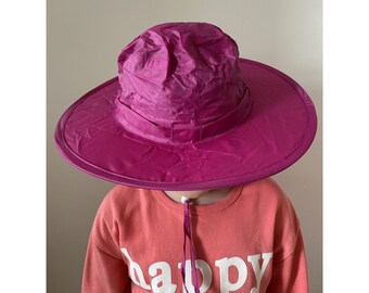 Blue Foldable Pop up Rain Hat - Etsy