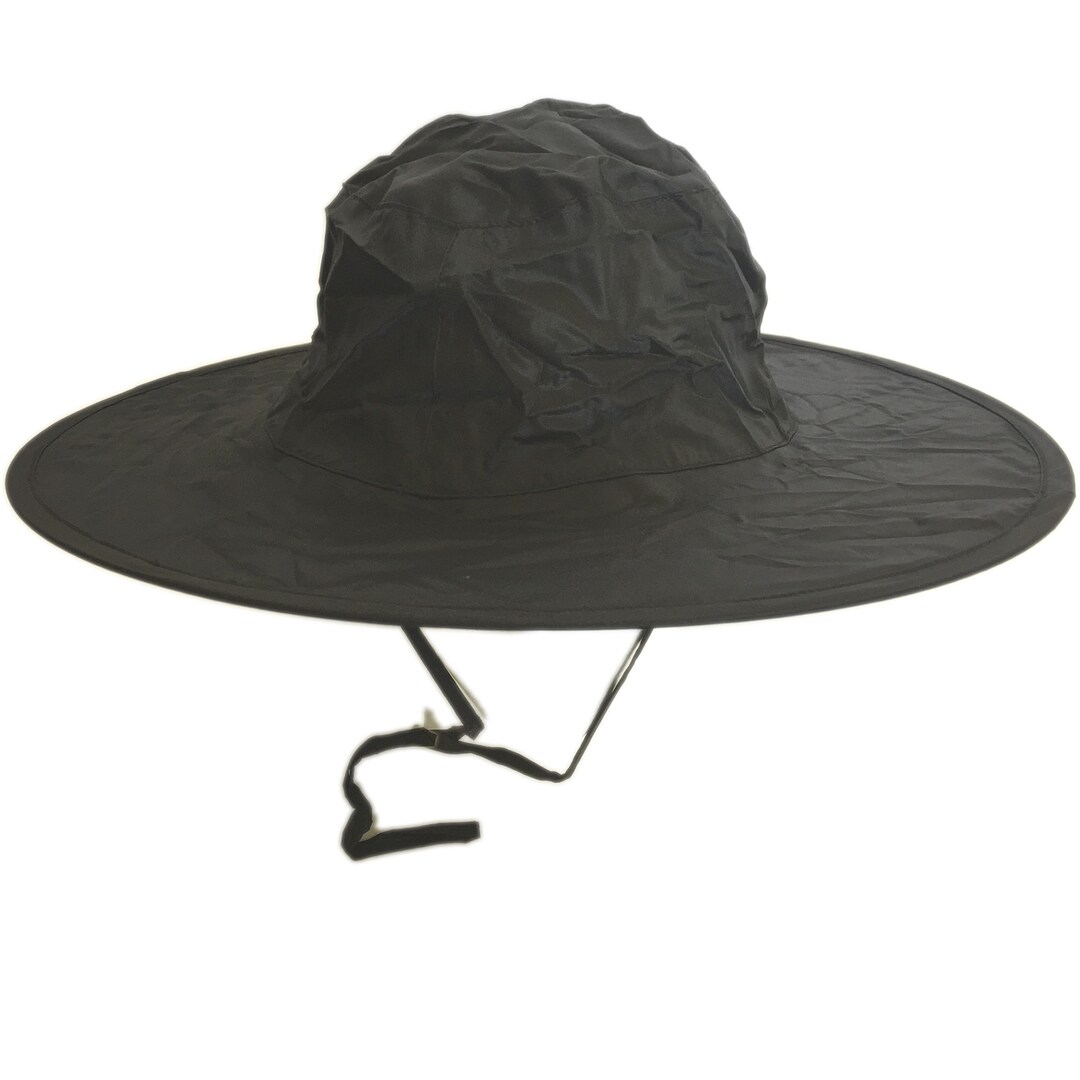 Black Foldable Pop up Rain Hat - Etsy