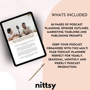 Digital Podcast Episode Planner: Canva Editable, 20-page Workbook - Etsy