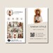 Digital Influencer Business Card for Phone, Content Creator Phone ...