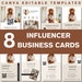 Digital Influencer Business Card for Phone, Content Creator Phone ...