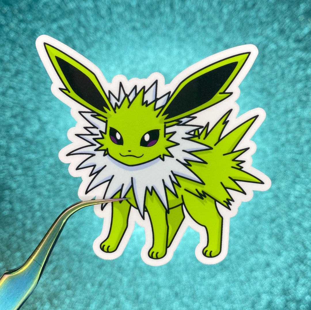 Shiny Jolteon Sticker Eeveelution Sticker Pokemon Jolteon Sticker ...