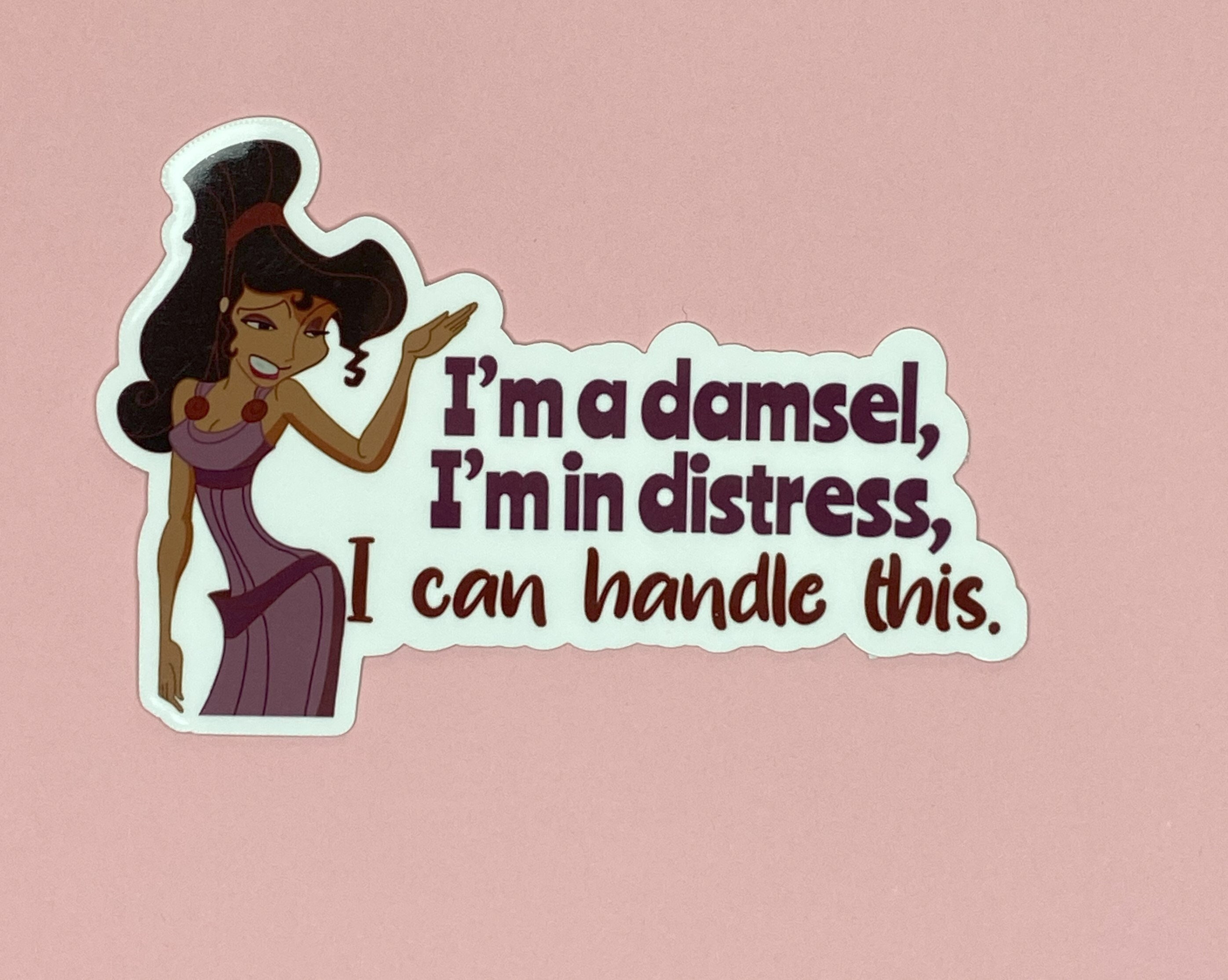 Megara i'm a Damsel I'm in Distress I Can - Etsy