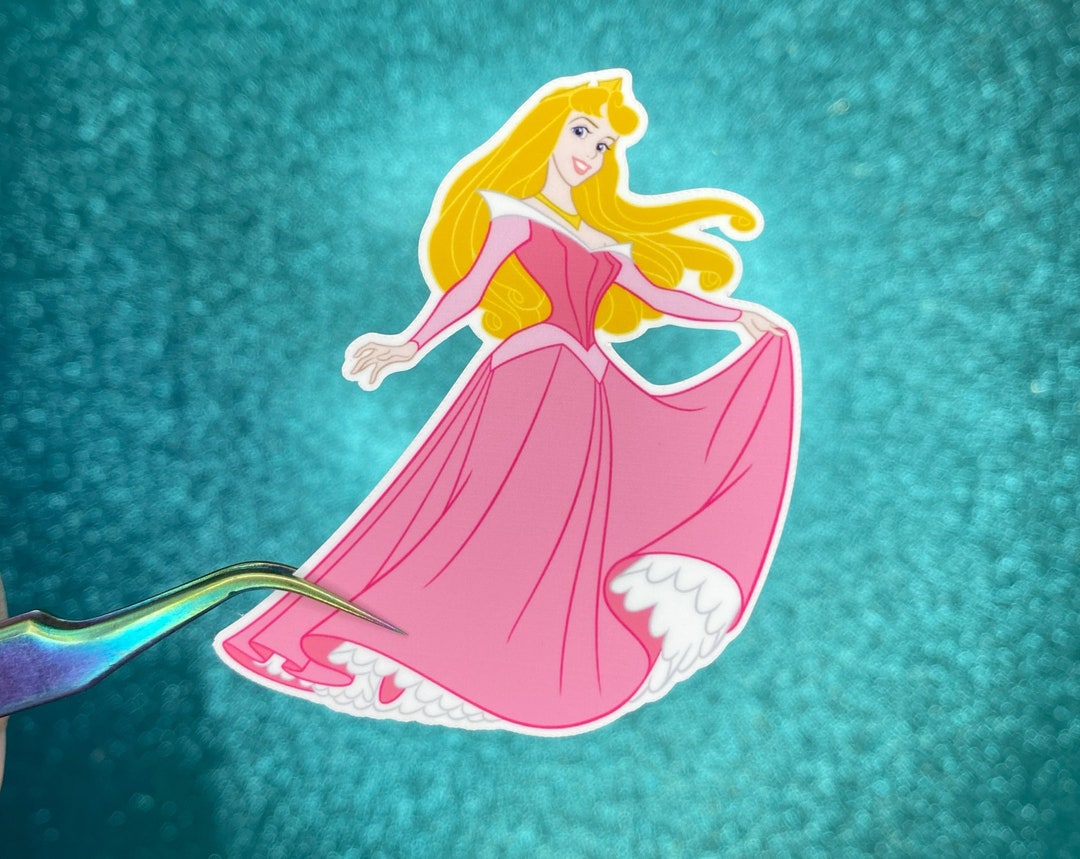 Aurora Sticker Sleeping Beauty Sticker Waterproof Vinyl Sticker - Etsy