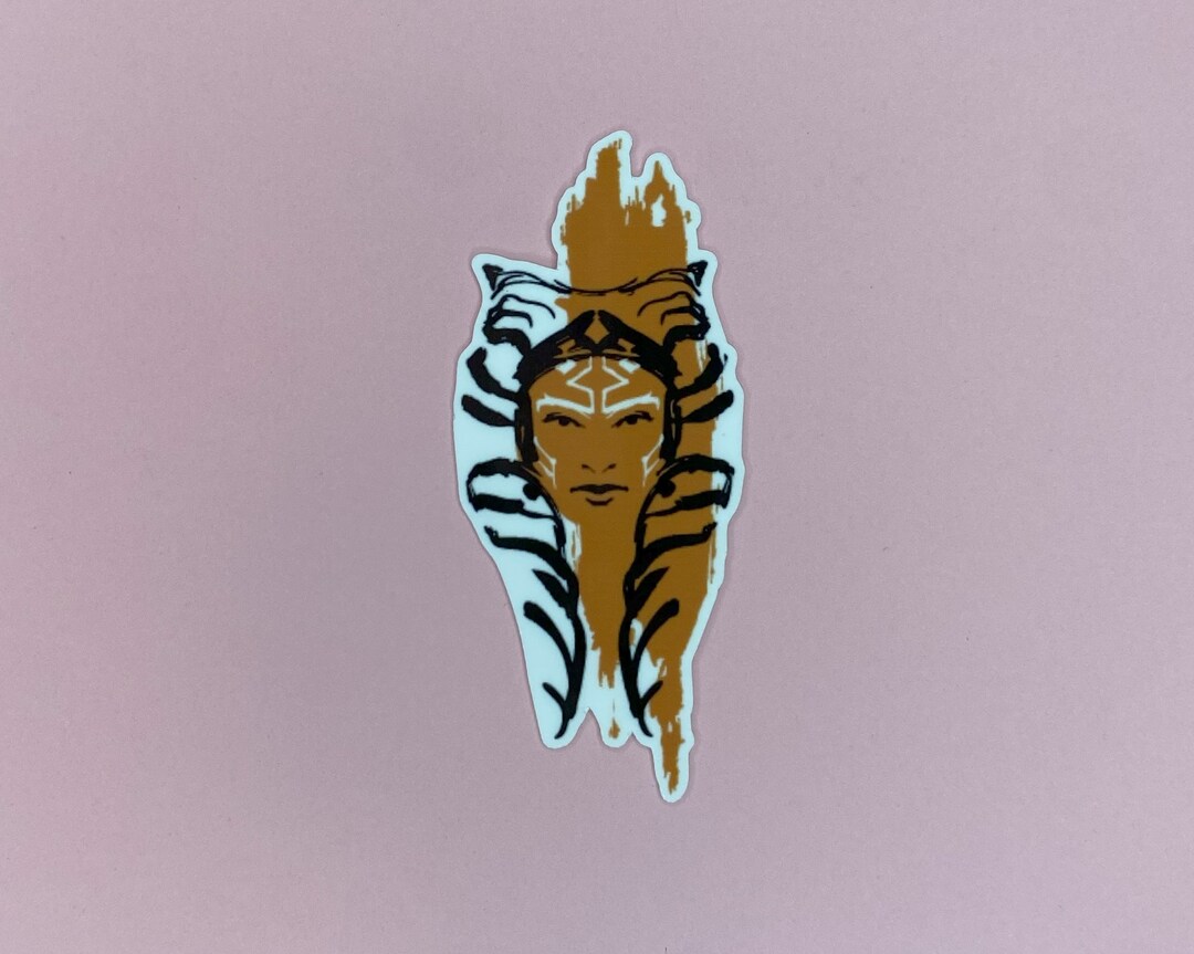 Ahsoka Tano Sticker Waterproof Vinyl Sticker - Etsy