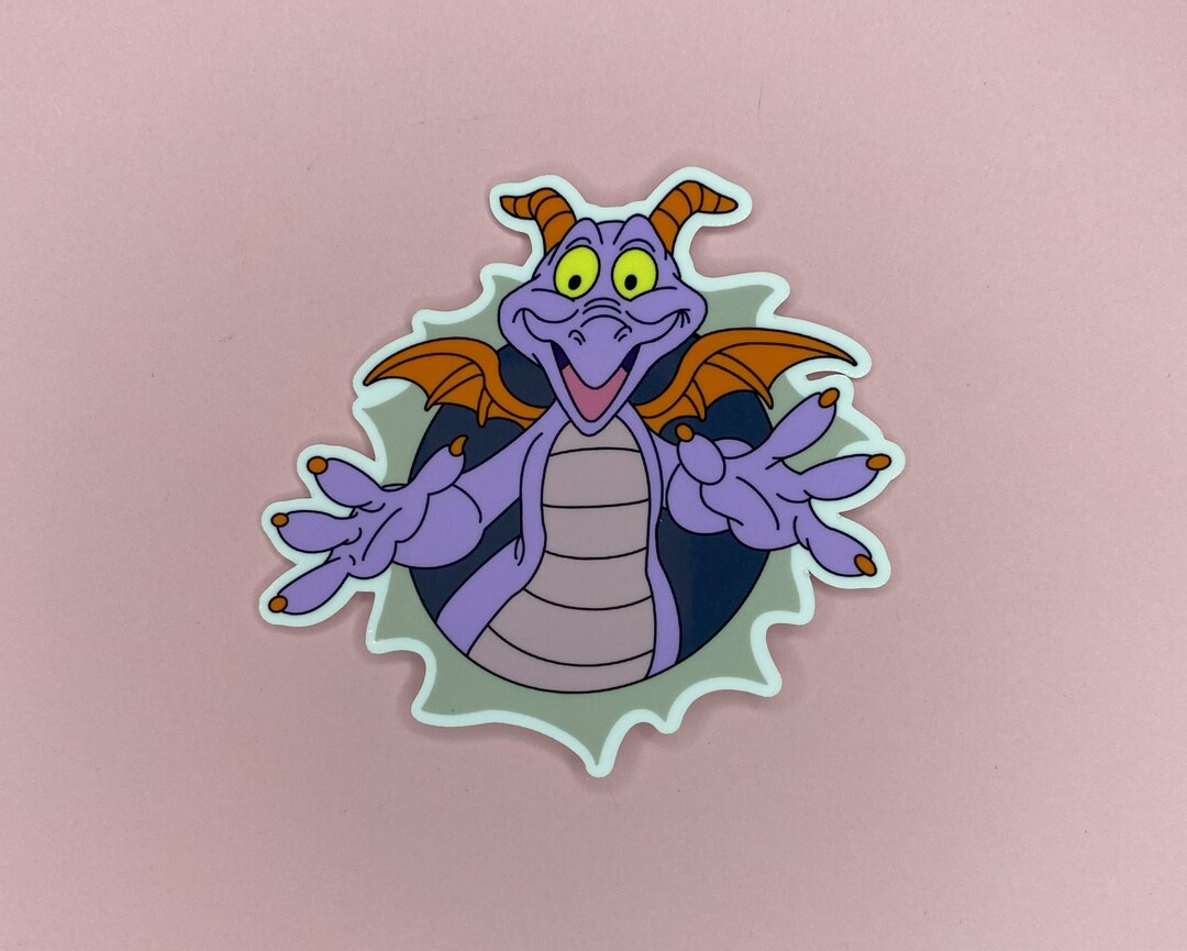 Figment Sticker Epcot Sticker Waterproof Vinyl Sticker - Etsy