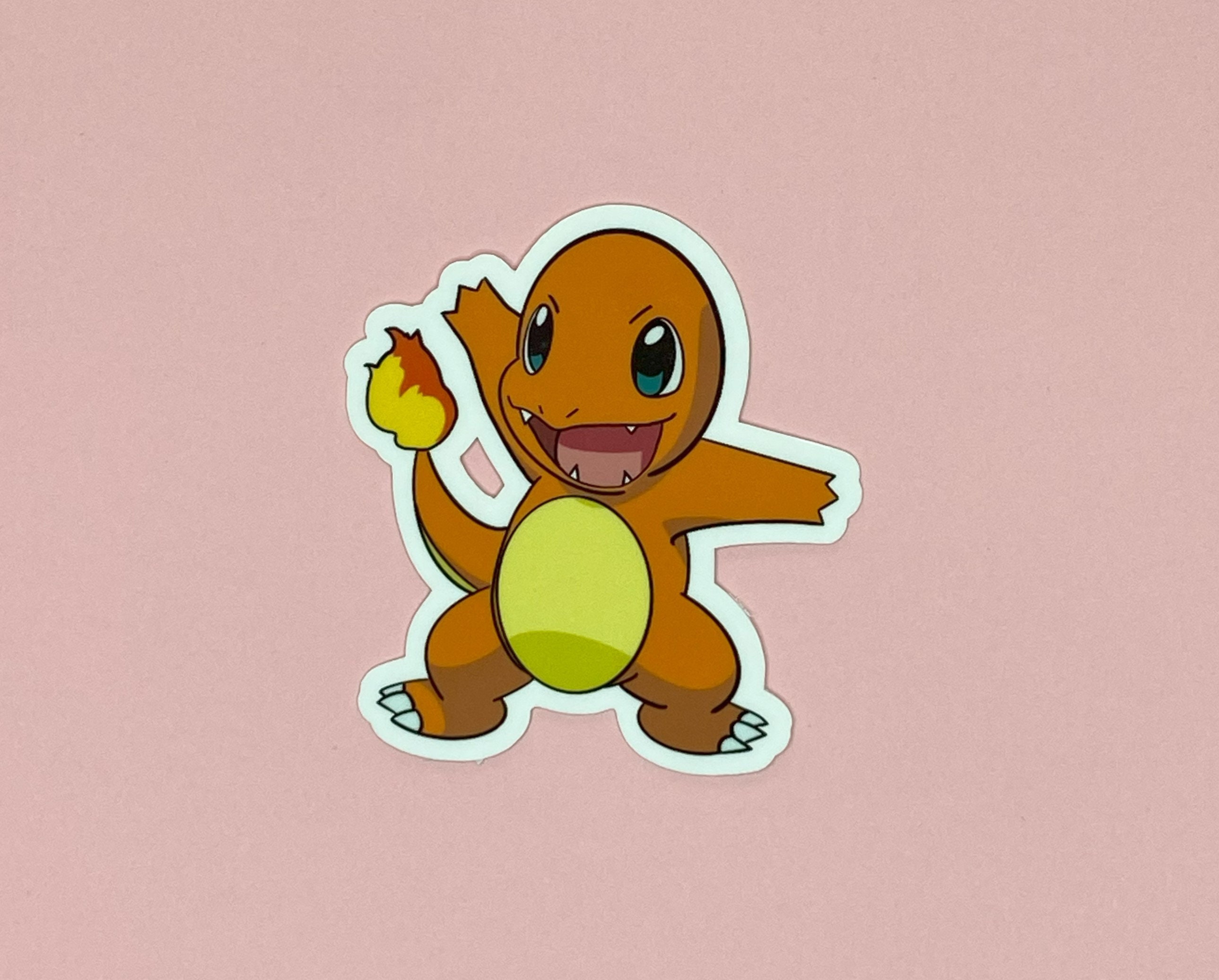 Charmander Waterproof Vinyl Sticker Pokemon Charmander - Etsy