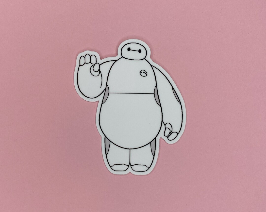 Baymax Sticker Big Hero 6 Sticker Waterproof Vinyl Sticker - Etsy