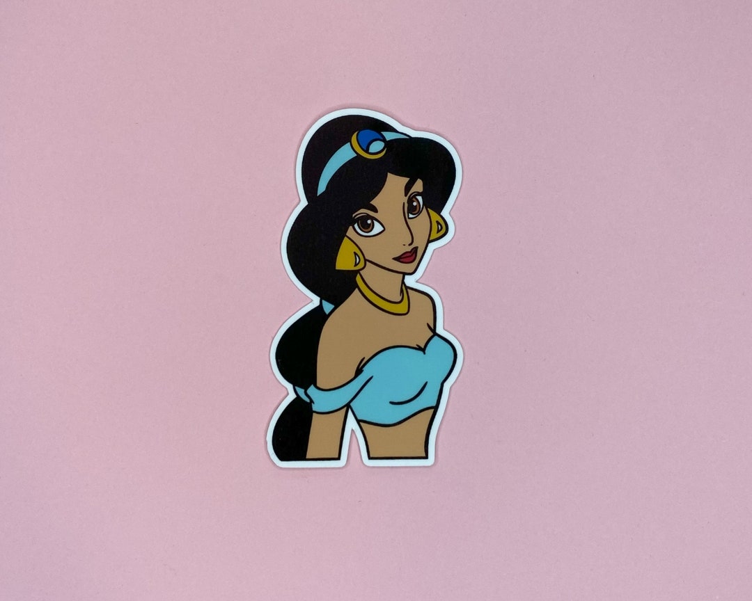 Jasmine Sticker Aladdin Sticker Waterproof Vinyl Sticker - Etsy