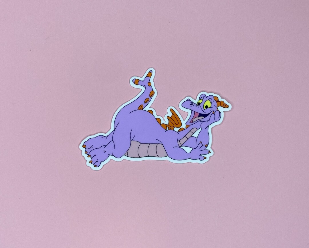 Figment Laying Down Sticker Figment Sticker Epcot Sticker Waterproof ...