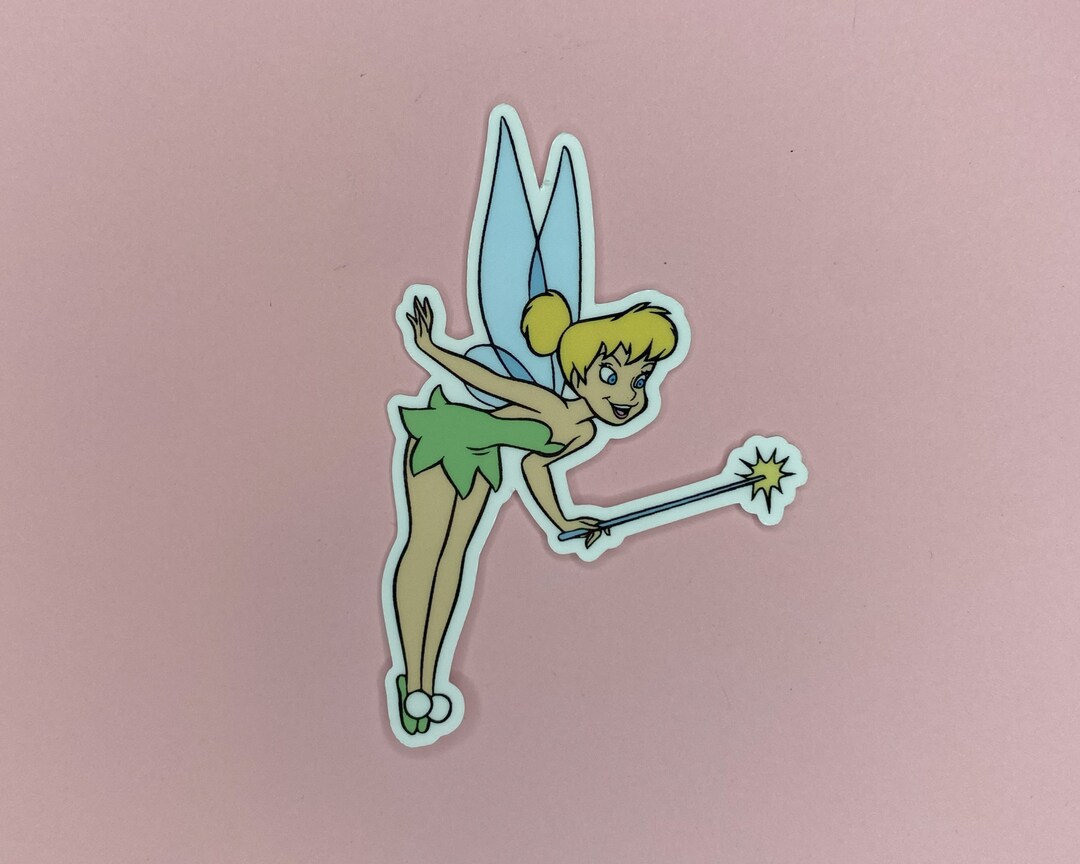 Tinker Bell Sticker Peter Pan Sticker Waterproof Vinyl Sticker - Etsy