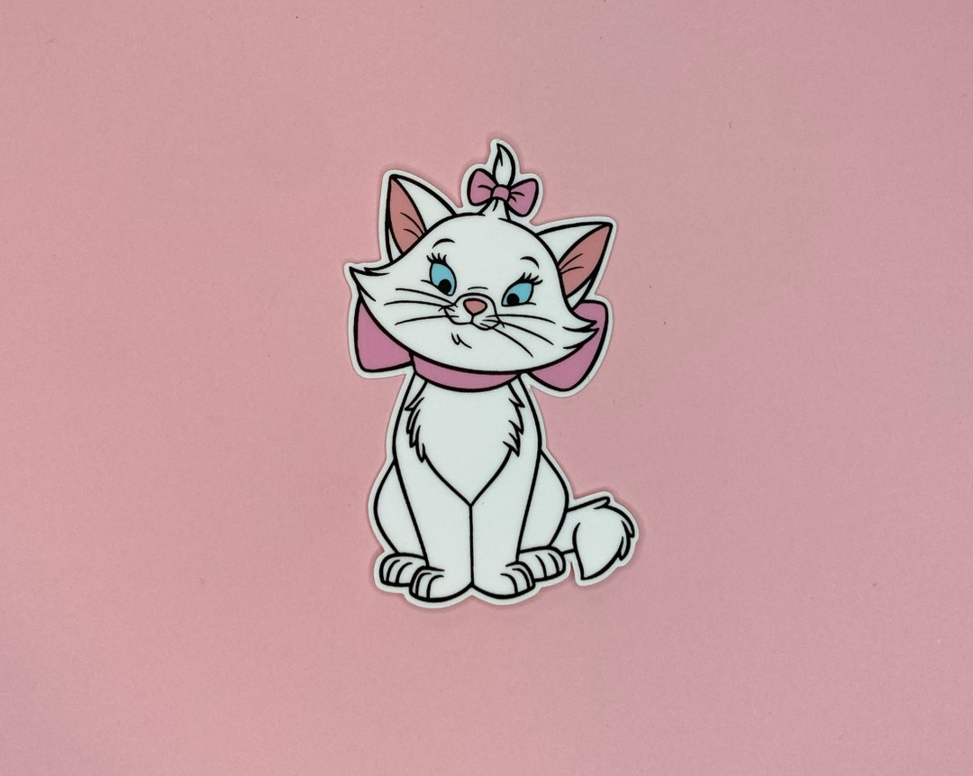 Marie Sticker Aristocats Sticker Waterproof Vinyl Sticker - Etsy
